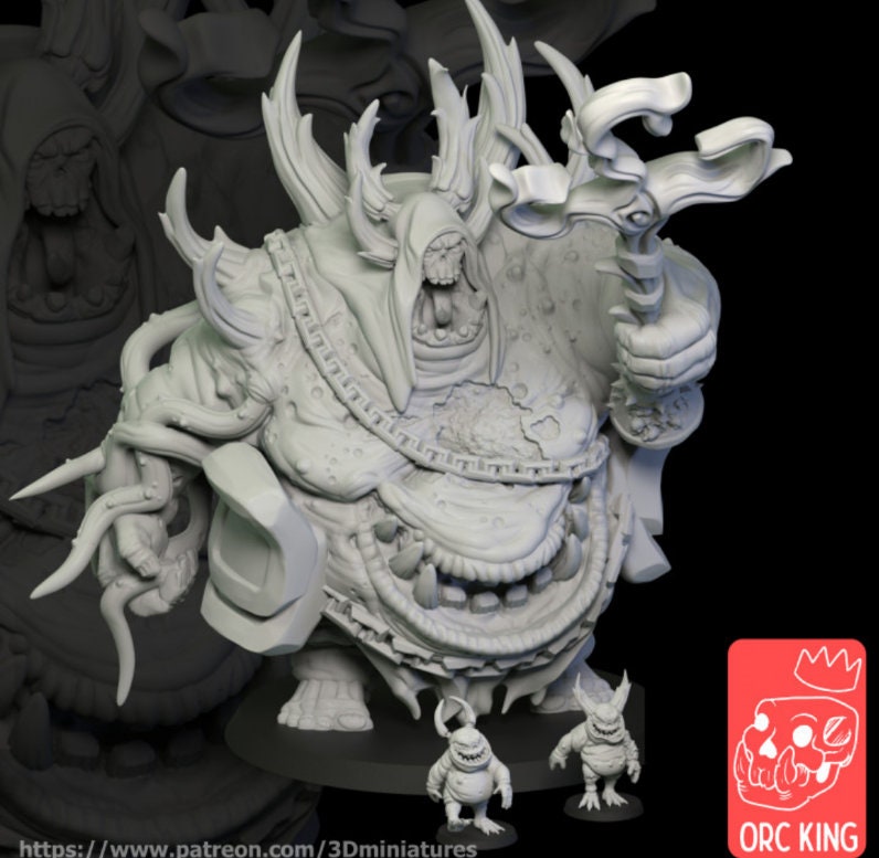 Great Sickness - Rotigus Great Unclean One Proxy From Orc King - 3D ...
