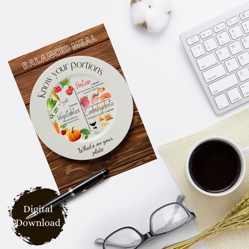 Healthy Eating Tips Posters Printable, Dietitian Office Wall Decor ...