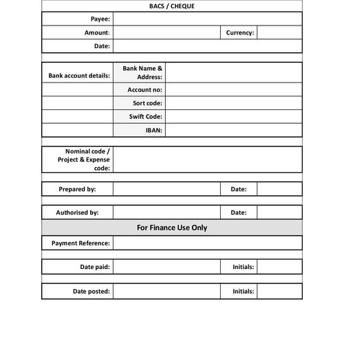 Vendor Payment Request Form - Etsy