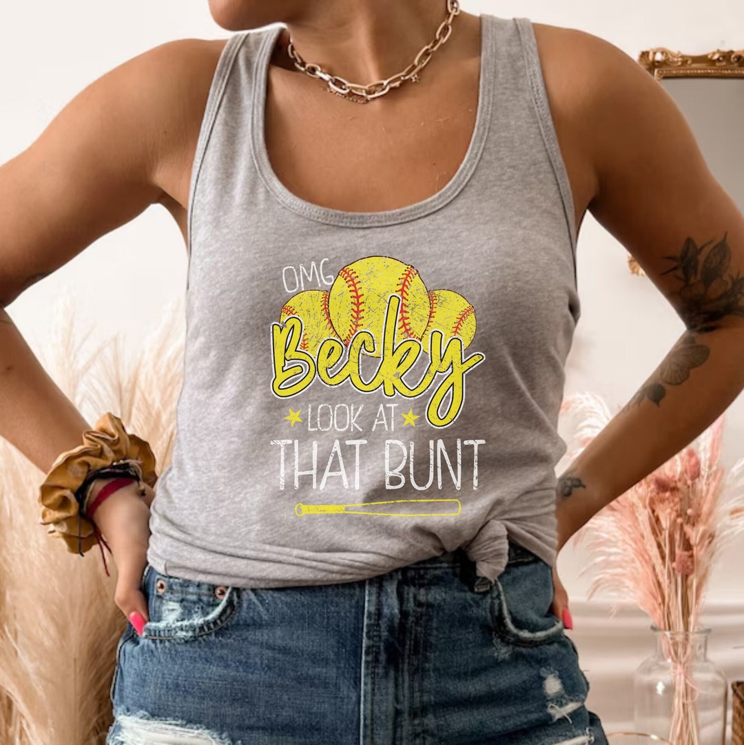 OMG Becky Look at That Bun, Softball Mom PNG, Distressed Softball Dad ...