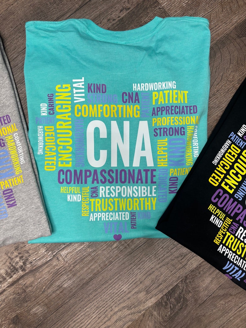 CNA Hospice Nurse Heart - Word Art Design (PNG Digital Download) - Etsy