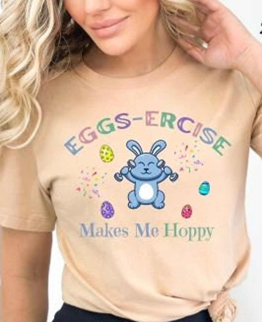 Weightlifting Easter Bunny PNG: Eggs-ercise Design (digital Download ...