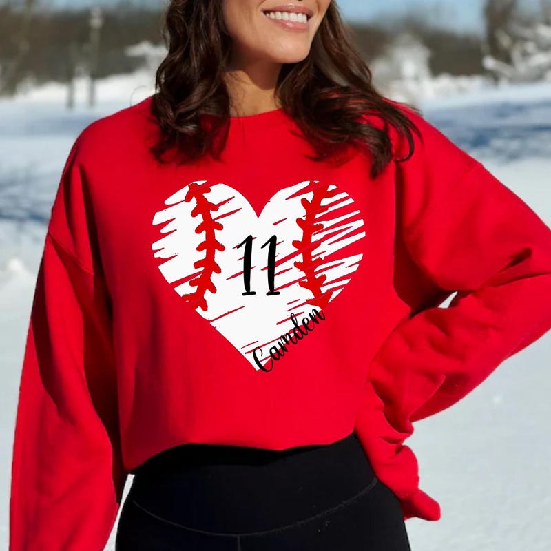 Baseball Heart - Etsy