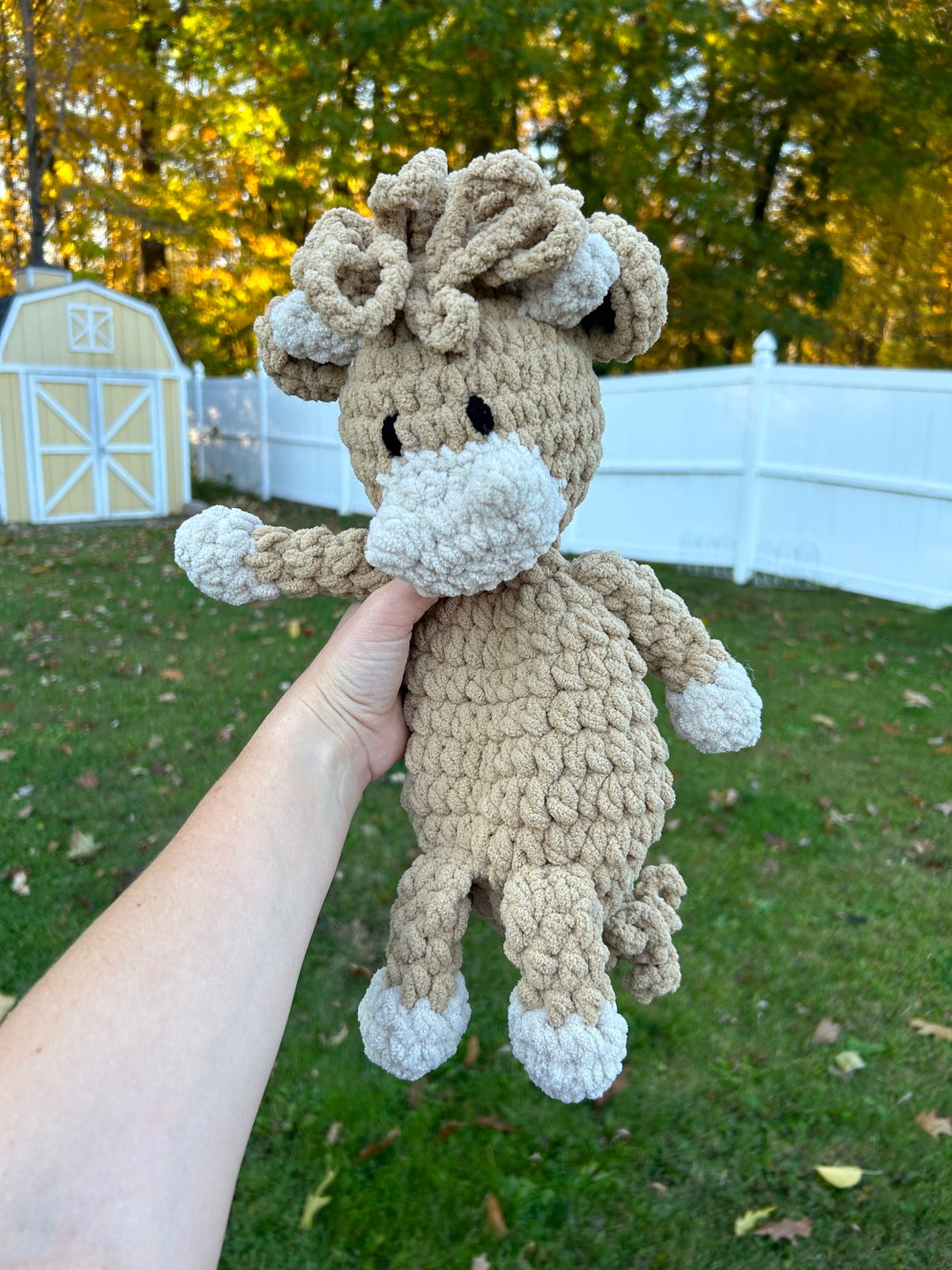 Hicks the Highland, Baby Lovey, Baby Snuggler, Baby Shower Gift, Cow ...
