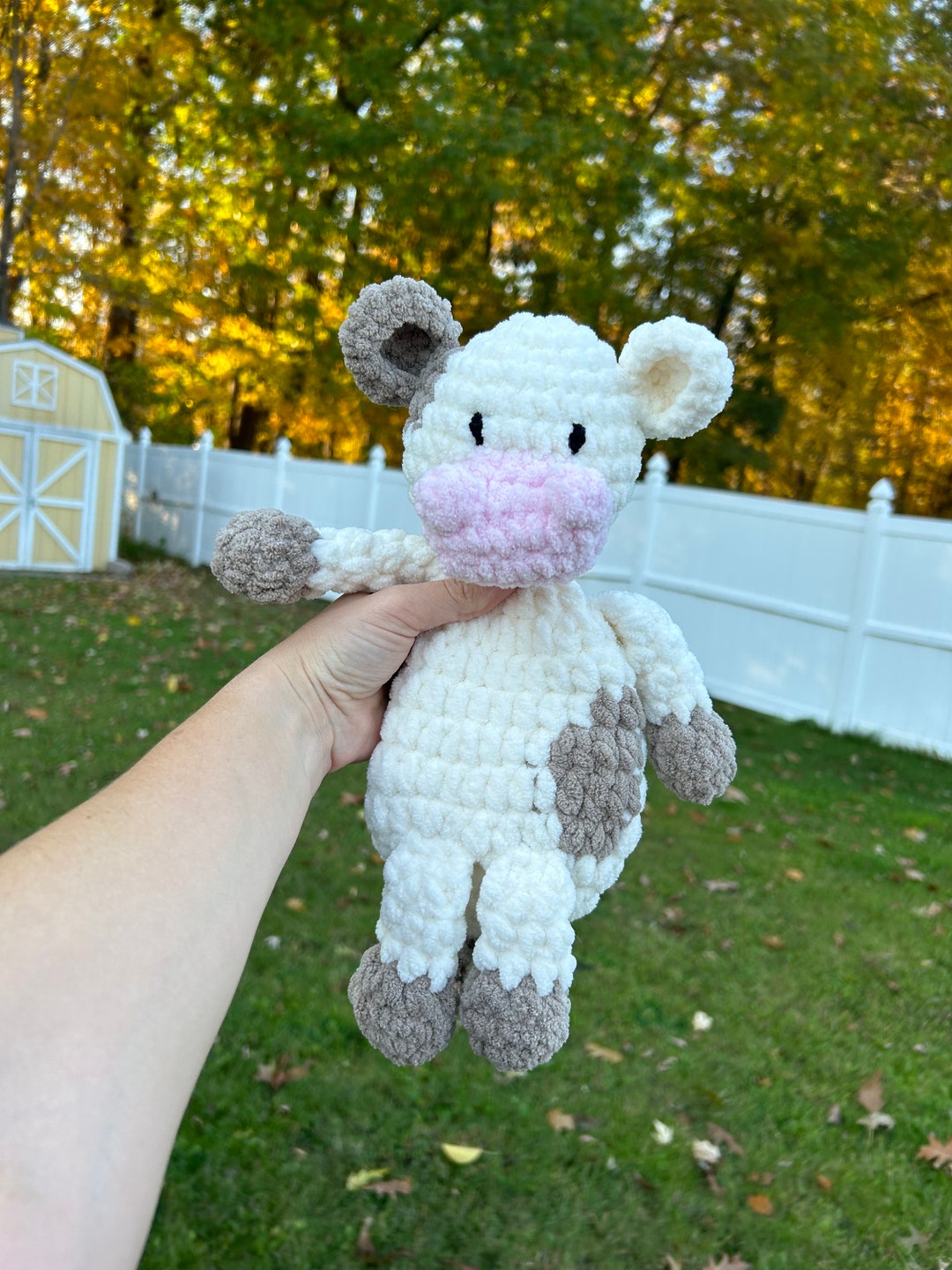 Millie the Moomoo, Baby Lovey, Baby Snuggler, Baby Shower Gift, Cow ...