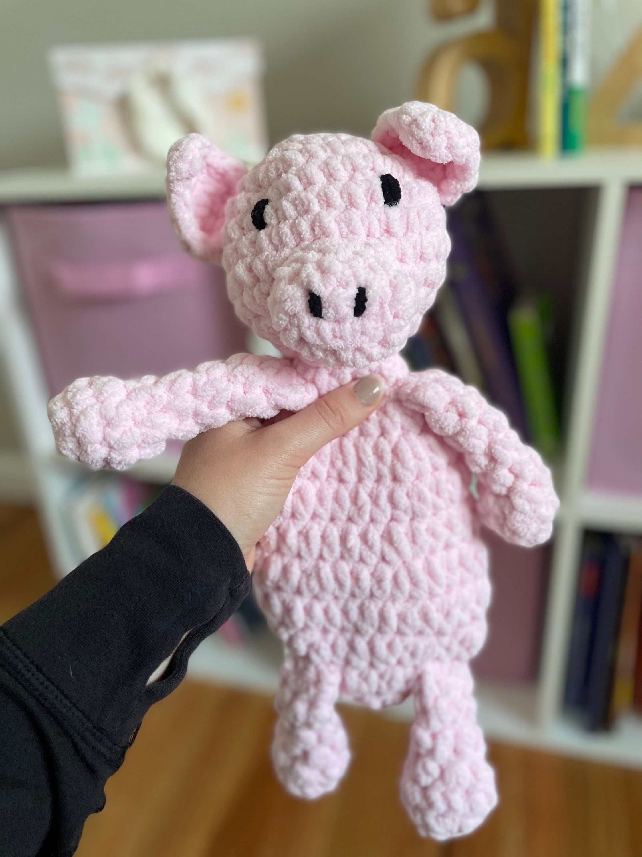 Puddie the Piglet, Baby Lovey, Baby Snuggler, Baby Shower Gift, Baby ...