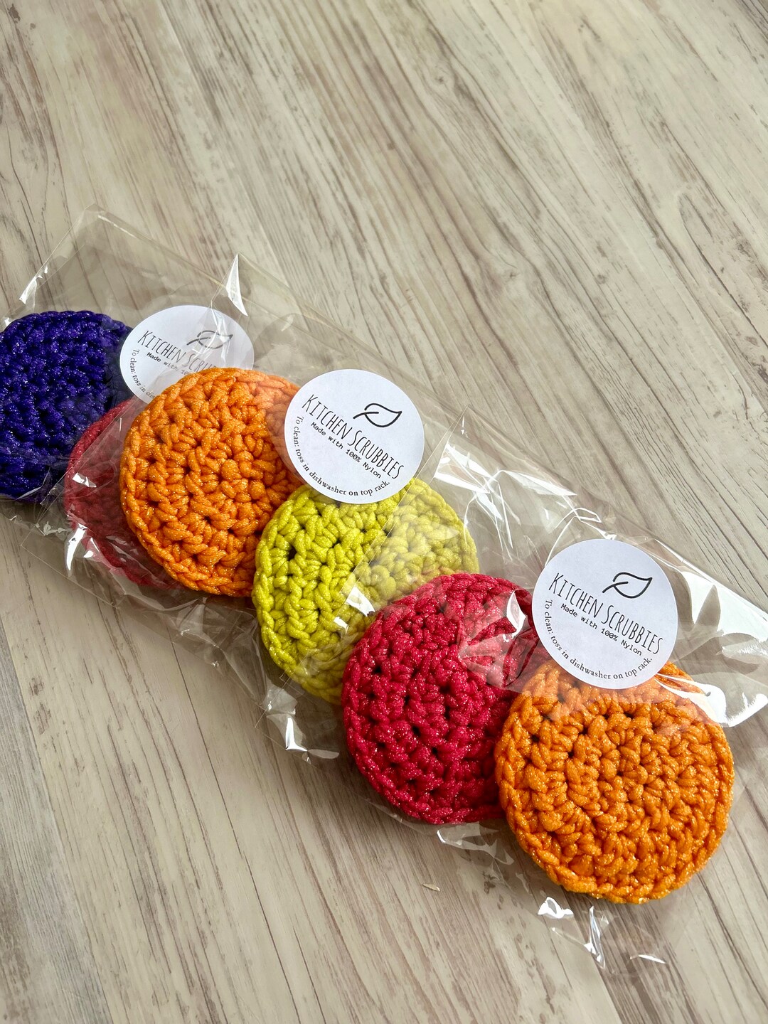 Crochet Labels, Product Labels, Round Labels for Crochet, Kitchen ...