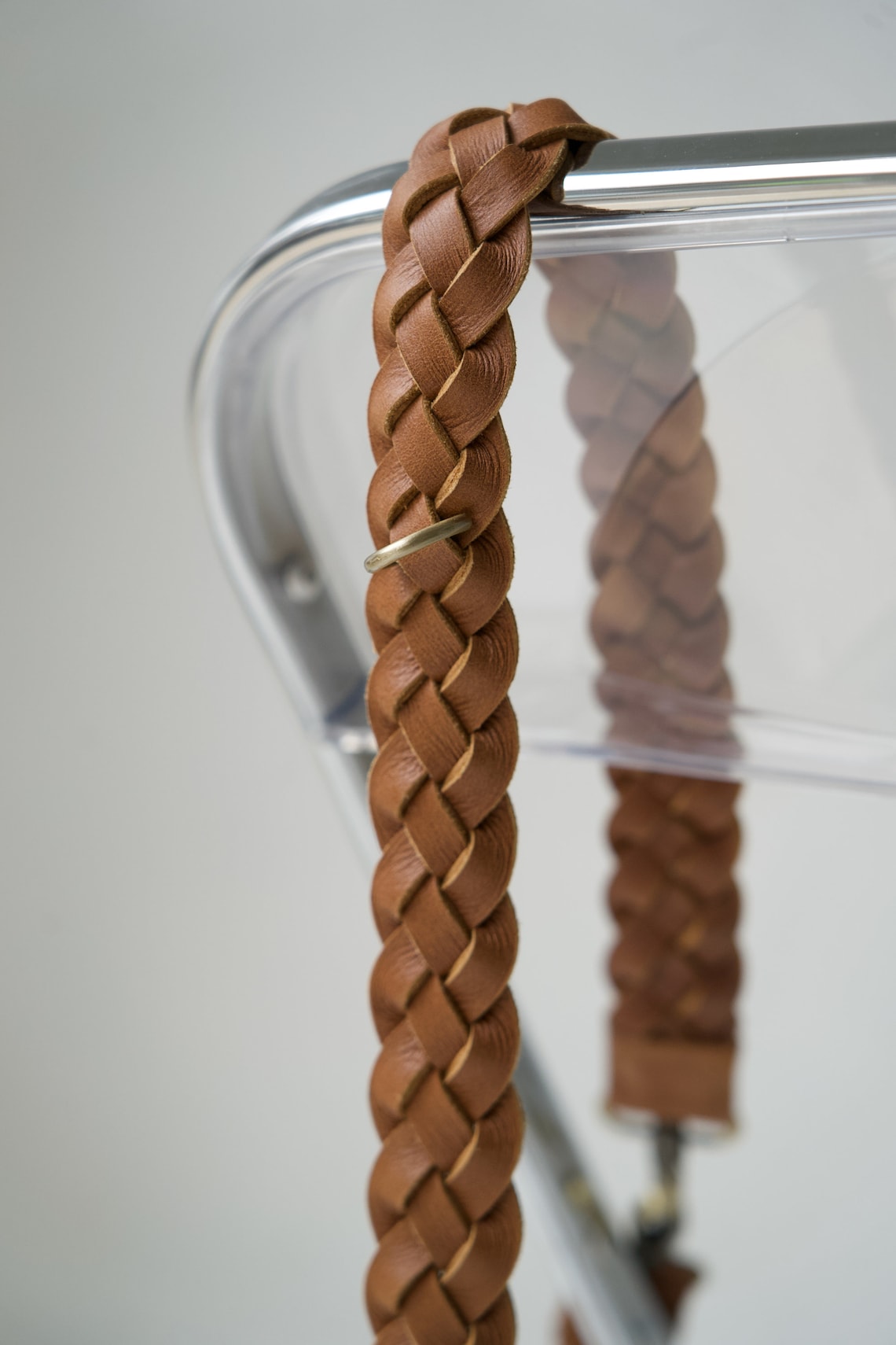 Tan Minimalist Woven Strap, Genuine Leather, Carry Woven Strap, Tan ...