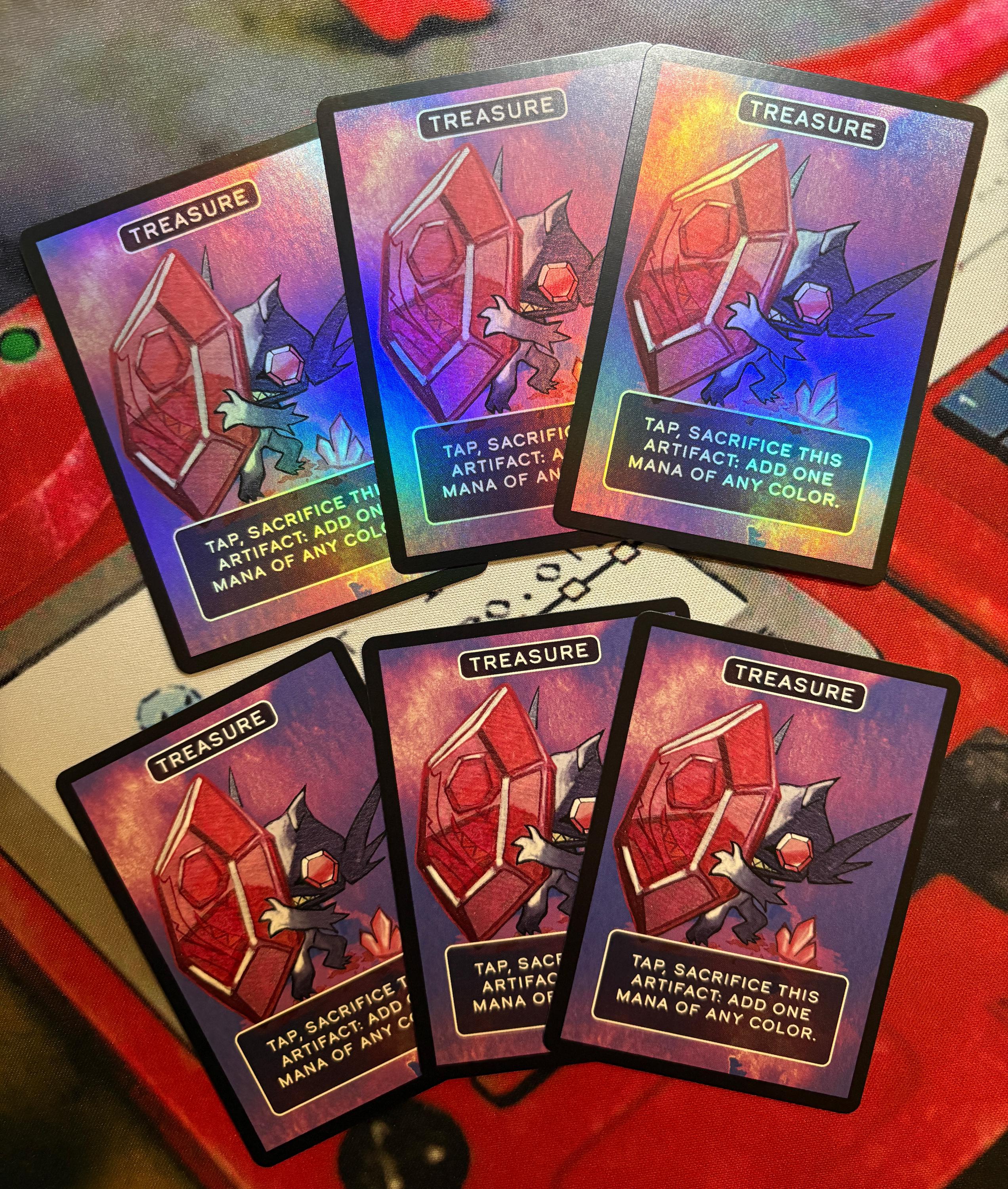 SABLEYE TREASURE TOKEN! Mega Pokemon Az Mtg Magic the Gathering ...
