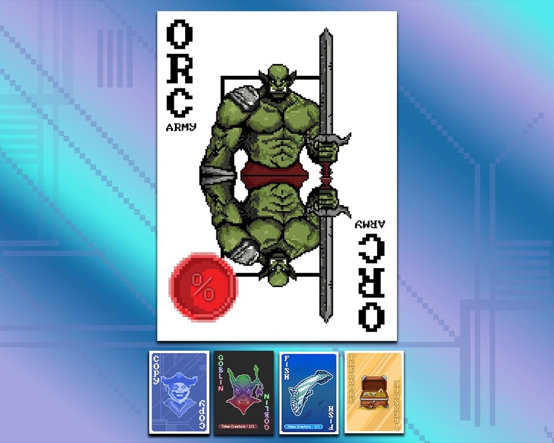 ORC ARMY TOKEN! 8-bit and Balatro Inspired! - Etsy