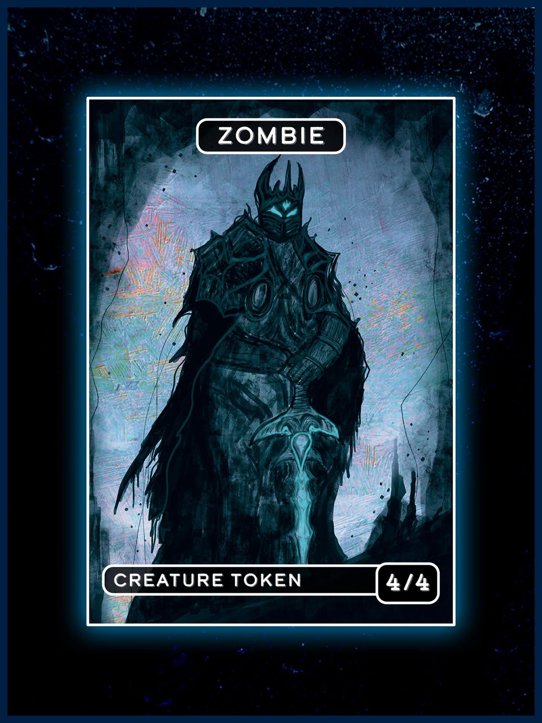 ZOMBIE TOKEN! 4/4 Lich King - Etsy