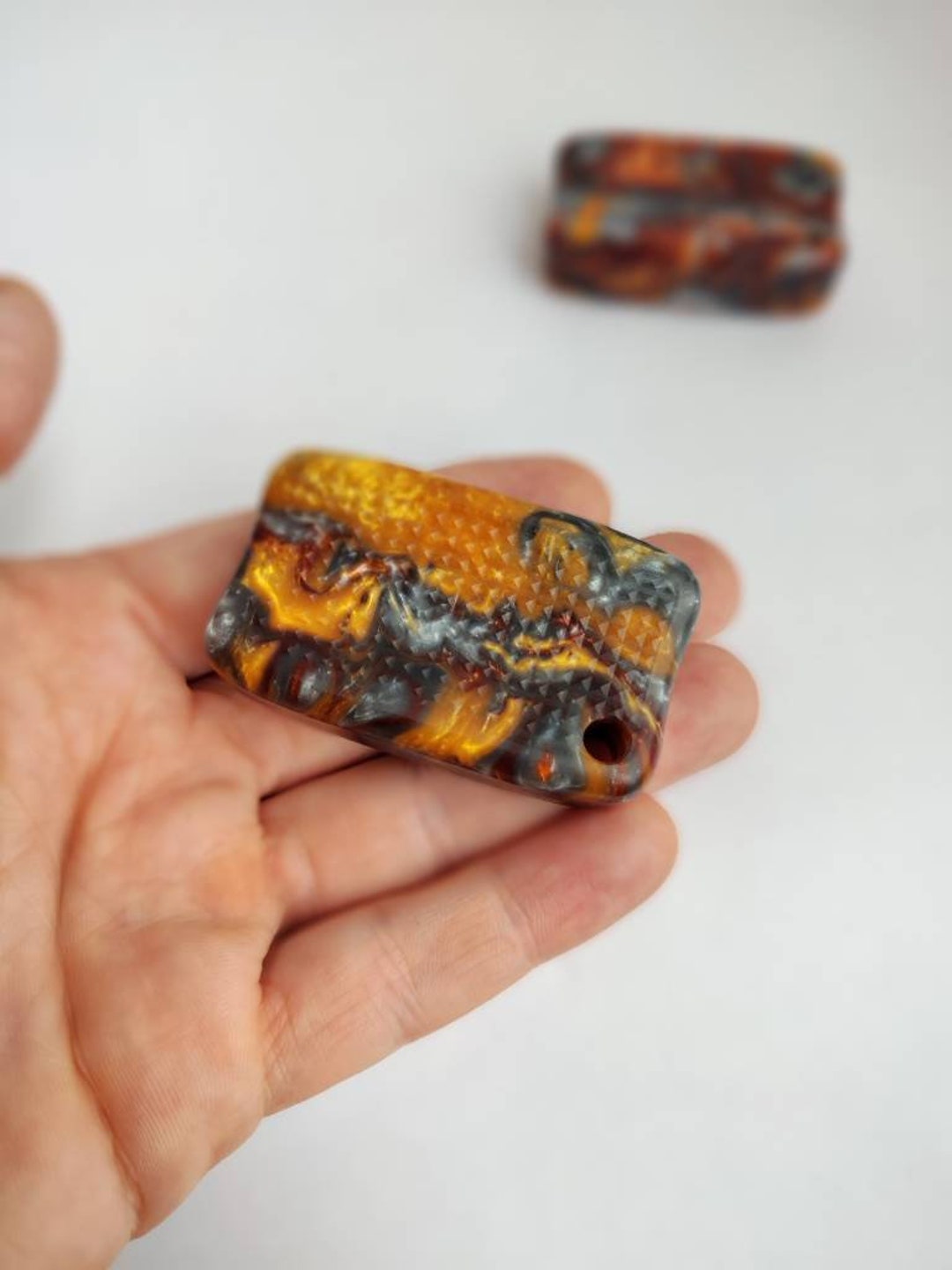 Unique Fidget Bar/soap Bar EDC Acrylic Worry Stone Stress Relief Haptic ...