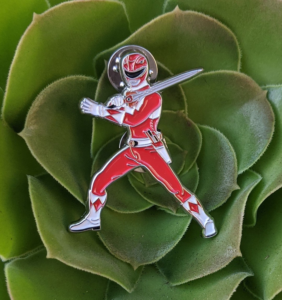 Original Red Ranger Pin - Etsy