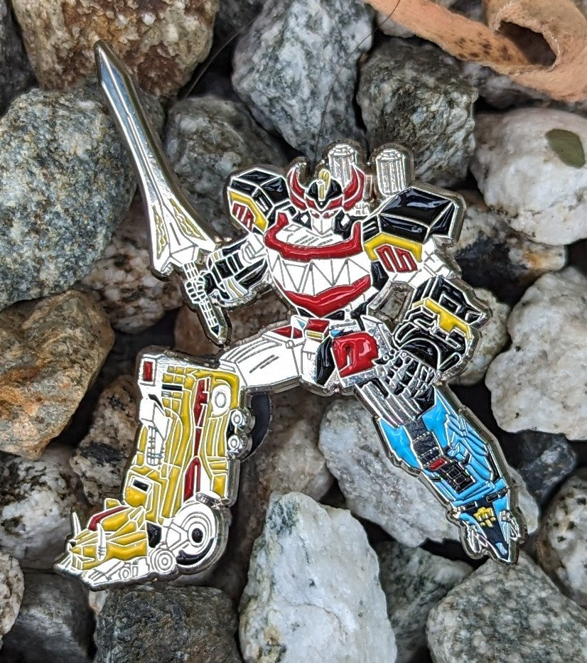 Dino Power Robot Pin - Etsy