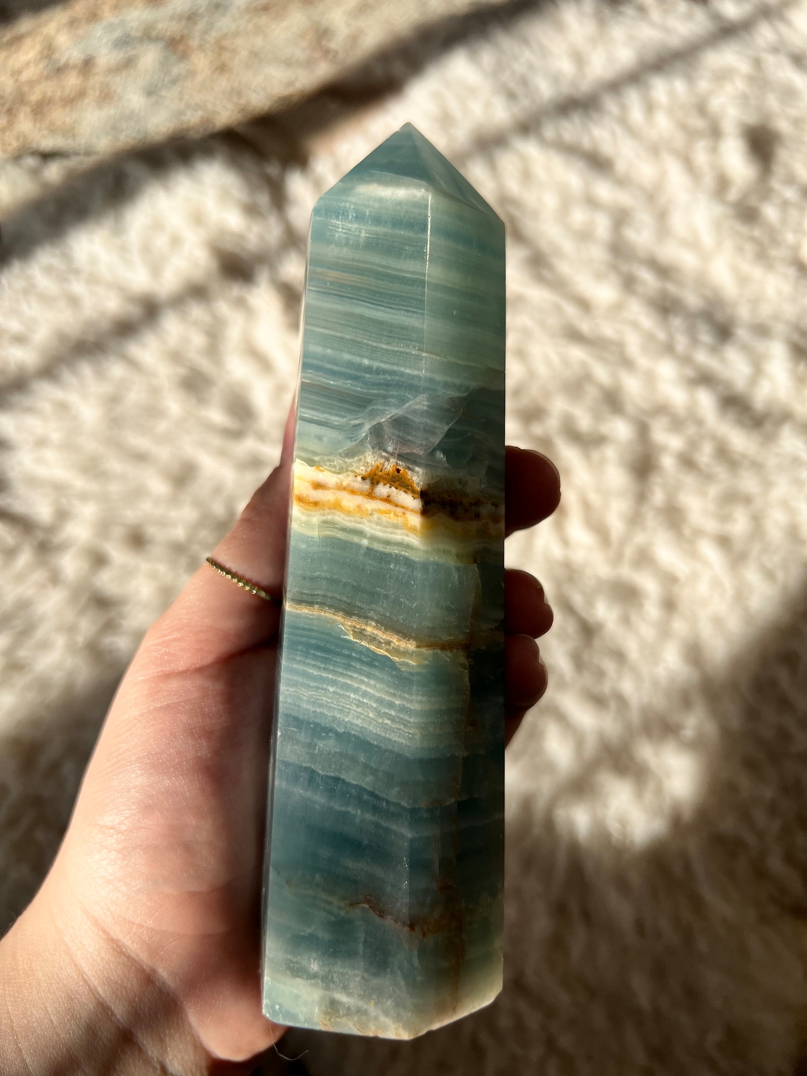 Large Blue Onyx Tower - Etsy