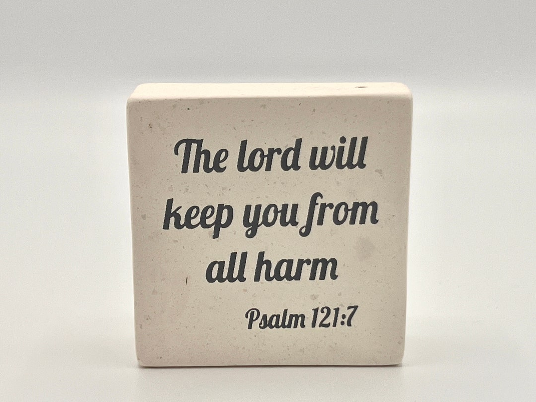 Scripture Stone 3 by 3 Hand-carved Inspirational Message. the Lord Will ...