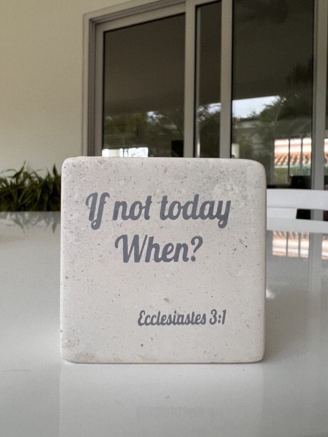 Scripture Stone 2 by 2 Hand-carved Soapstone. If Not Today, When ...