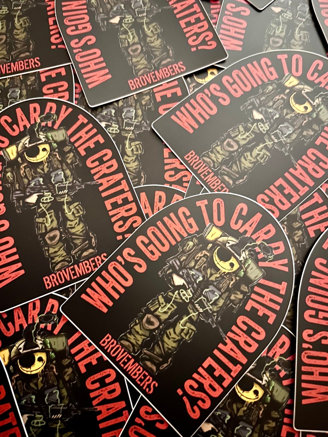 Whos Going to Carry the Craters Sticker - Etsy