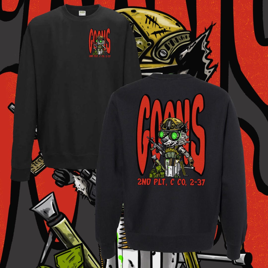 2nd PLT “GOONS” 2-37 Crew Neck - Etsy