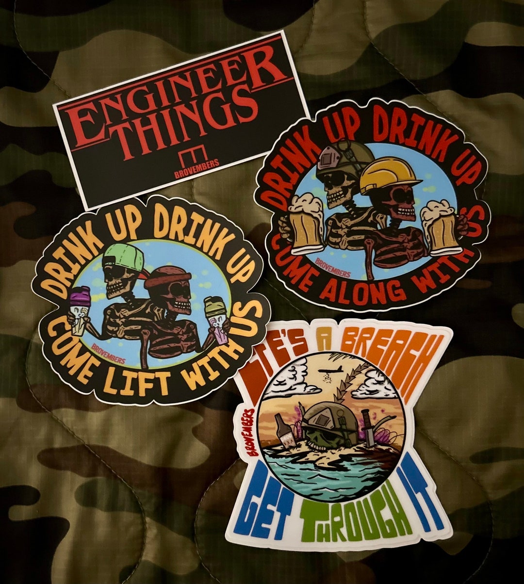 Drink up Drink up Sticker Pack - Etsy