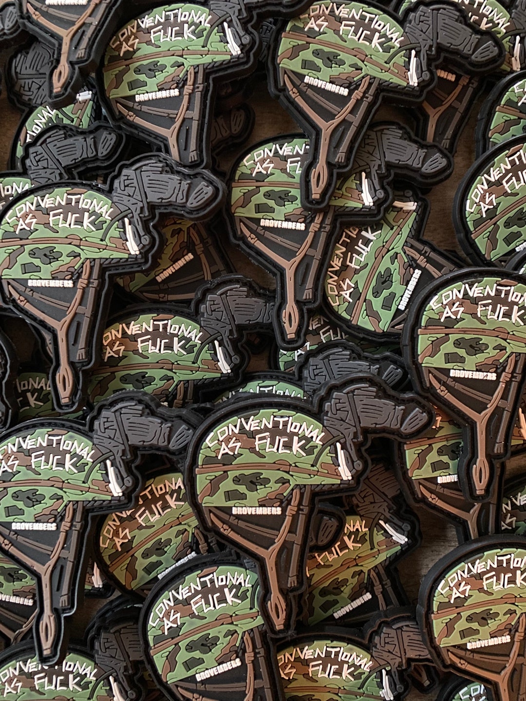 PVC C.A.F Patches - Etsy
