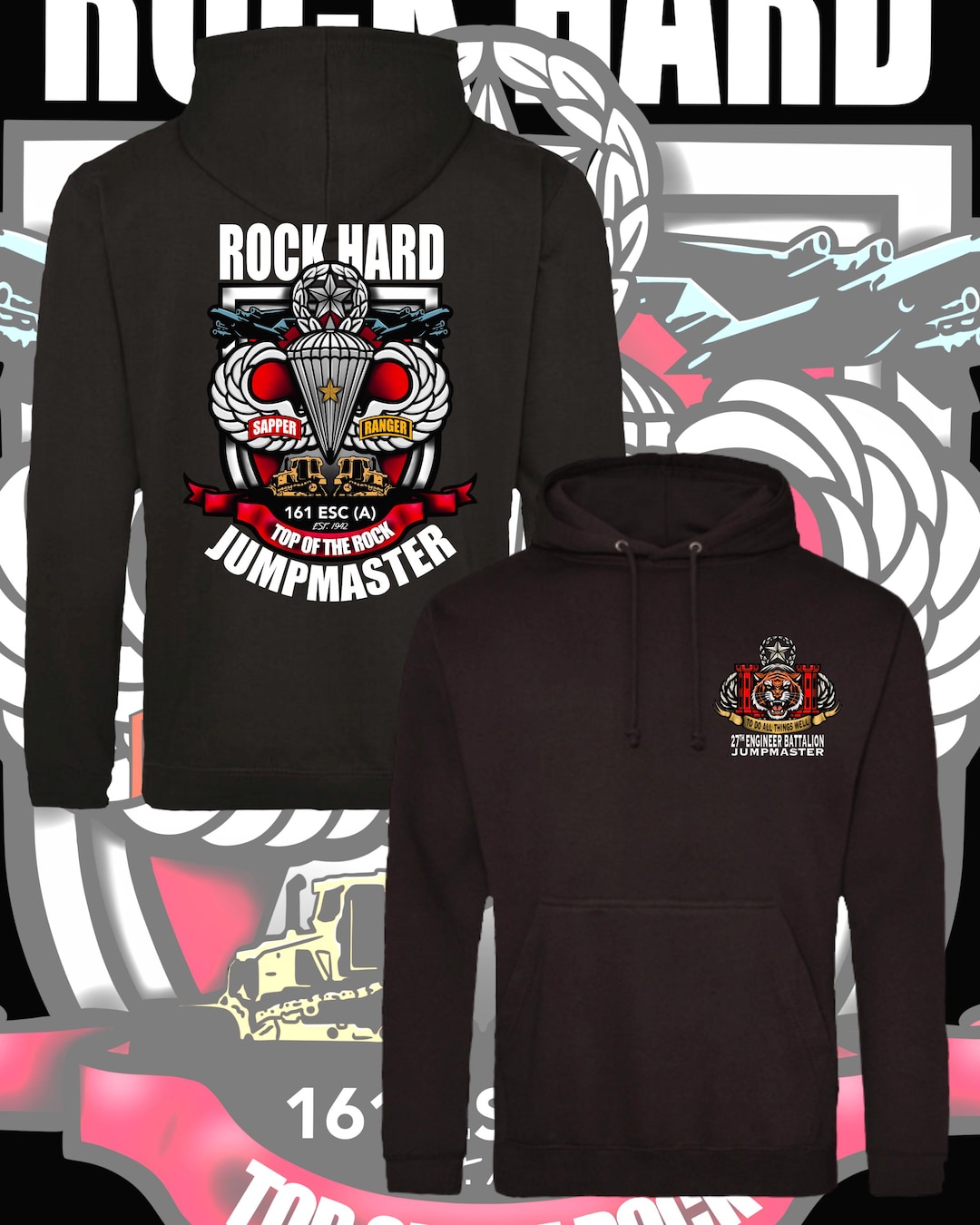161 ESC JUMPMASTER Hoodie - Etsy