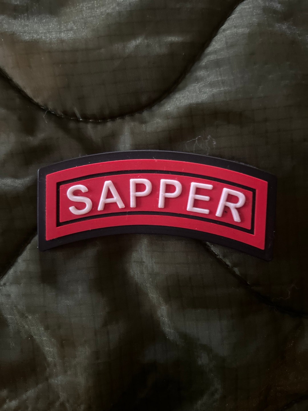 3" Sapper Tab PVC Patch - Etsy