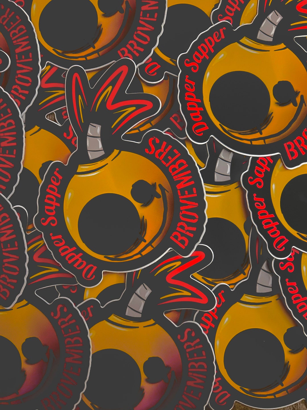 Dapper Sapper X Brovembers Sticker - Etsy