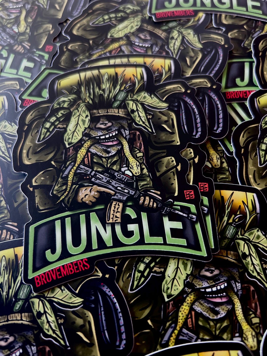 JUNGLE TROOP STICKER - Etsy