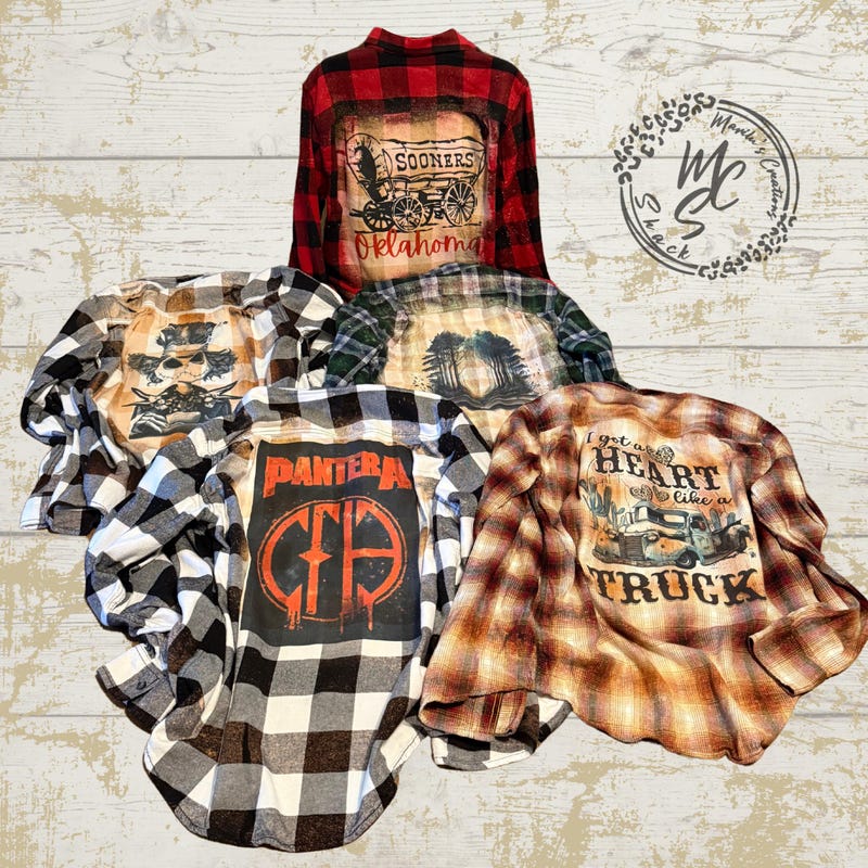 Plaid Flannel Shirt - Etsy