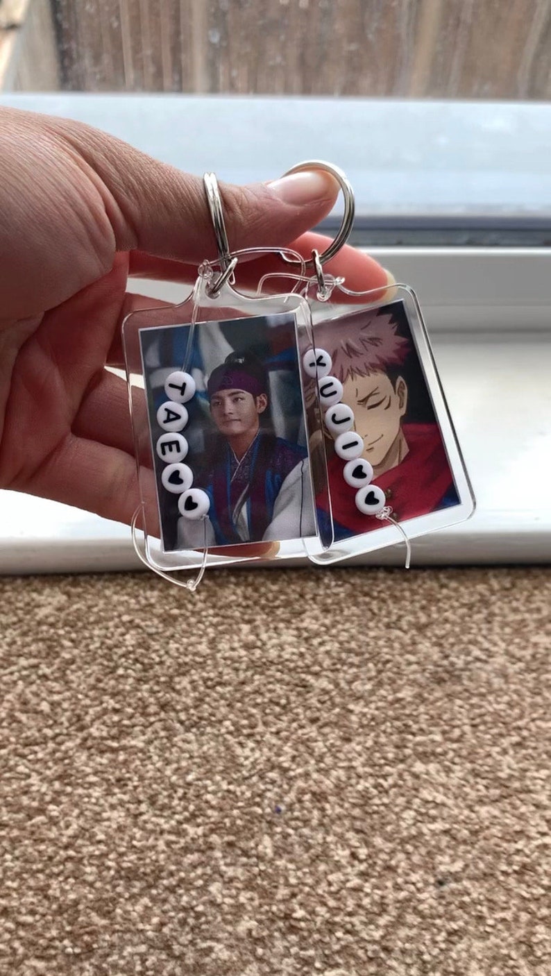 Blue Lock/ Customizable Anime Photo Keychains / Double Sided/ - Etsy