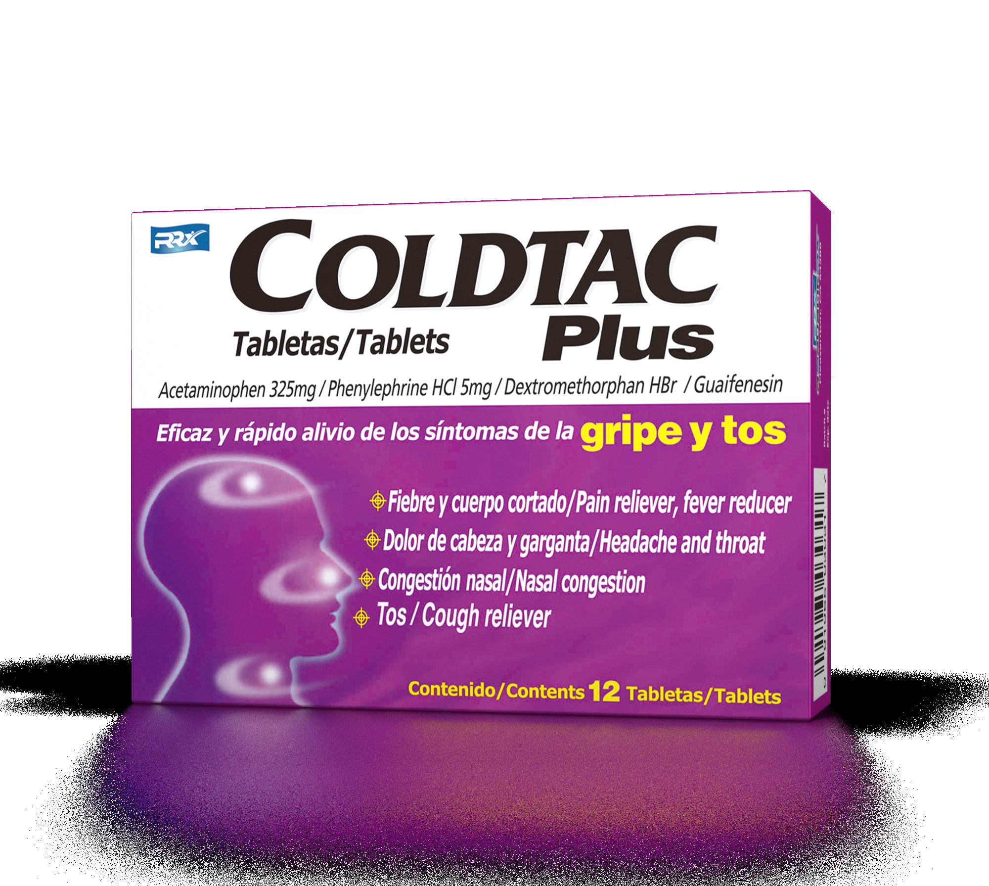 Coldtac Plus w / 12 Tablets 6-2 Pouches | Etsy