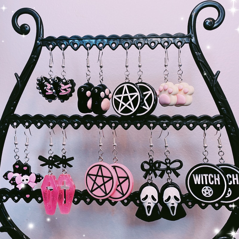 Goth Earrings - Etsy