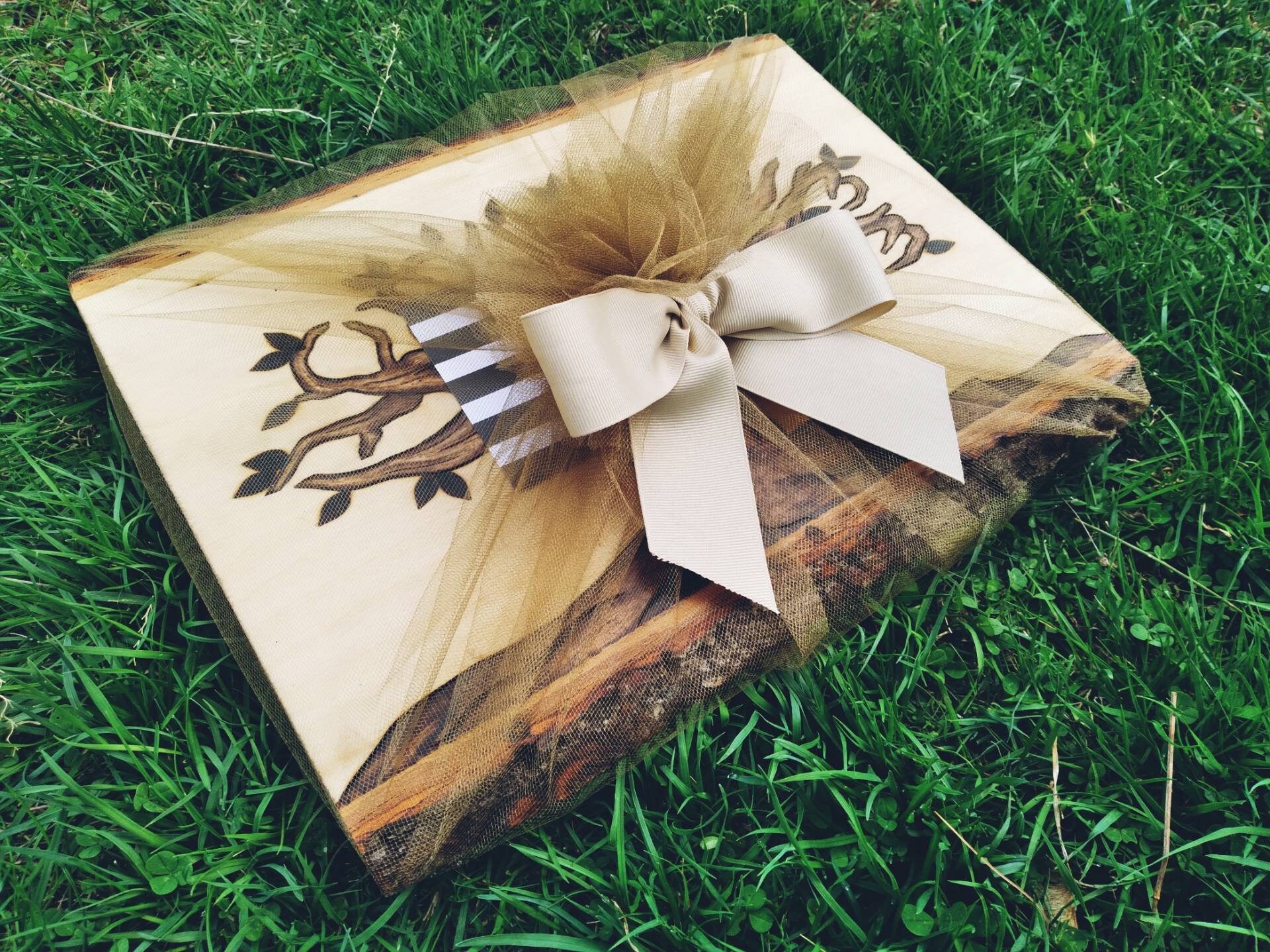 Tree of Life Woodburn Intials in Branches Mothers Day Gift - Etsy