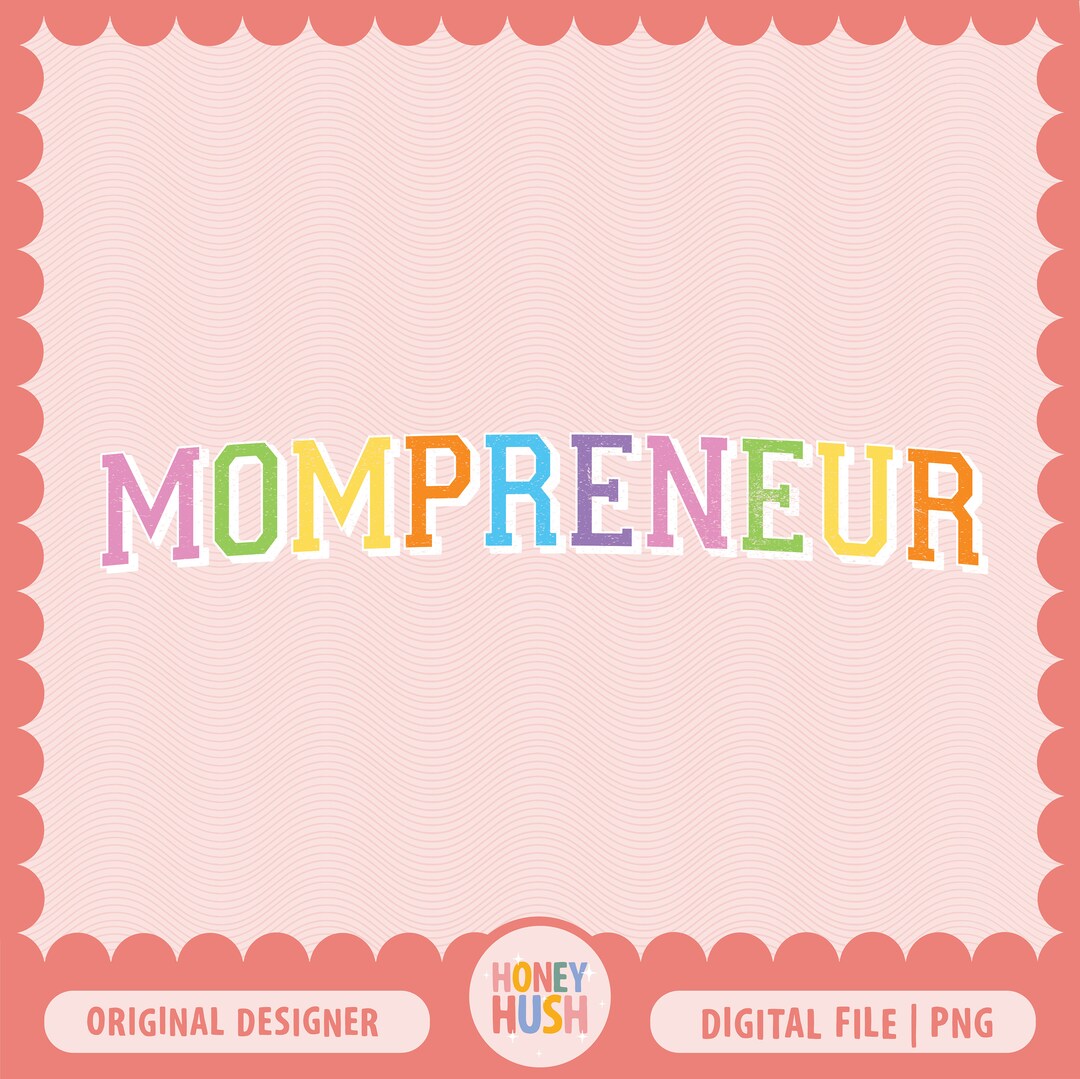 Mompreneur PNG | Retro Mom Boss PNG | Mama Small Business Owner File ...