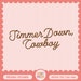 Simmer Down Cowboy PNG SVG | Western Country File | Cowboy Rope Design ...