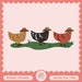 Cowboy Chicken PNG | Western Chicken Mama File | Farm Sublimation File ...