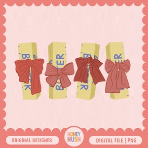 Butter With Bows PNG | Cute Southern Design | Butter PNG | Cute Baking ...