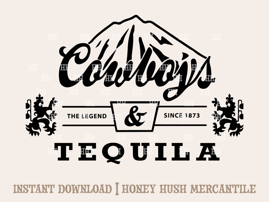 Cowboys & Tequila SVG Cut Friendly File Western Beer Shirt - Etsy