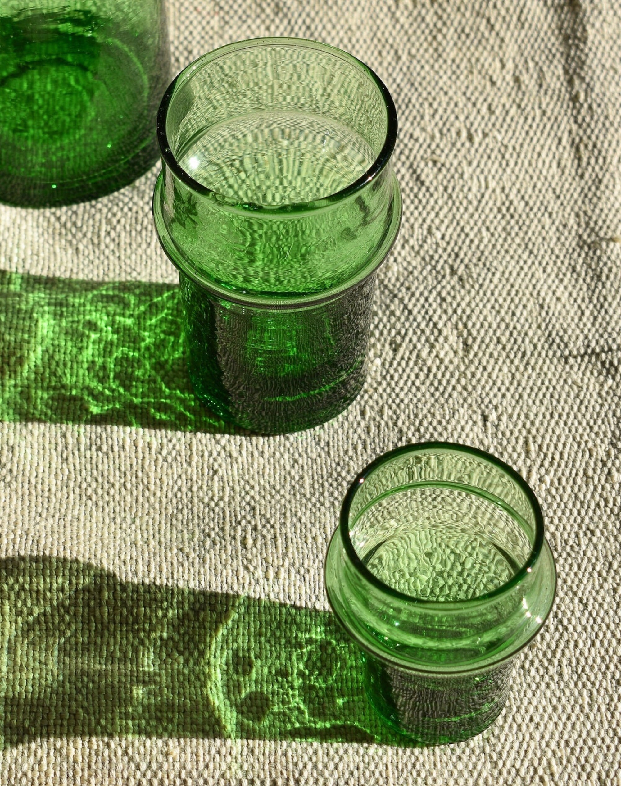 Moroccan Tea Glasses Set of 6, Hand Blown Glasses, Beldi Glasses ...