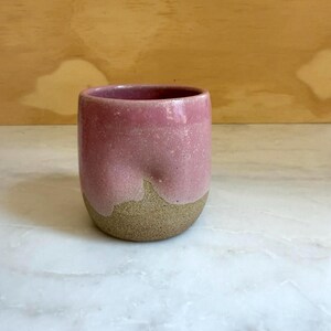 Pink Layered Dimple Cup - Etsy