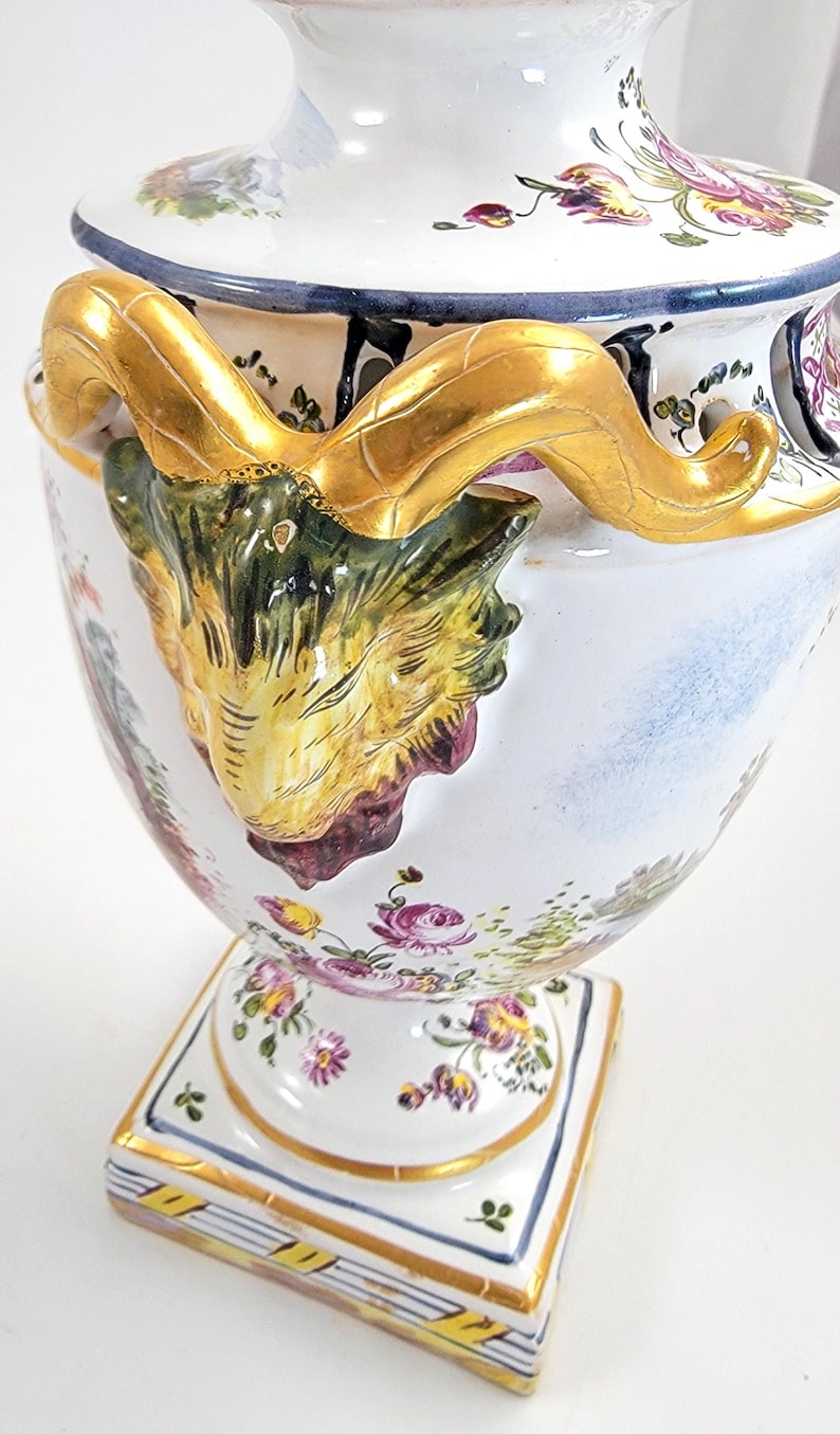 Rare Veuve Perrin Faience Urns: 18th Century French Pastoral Decor - Etsy