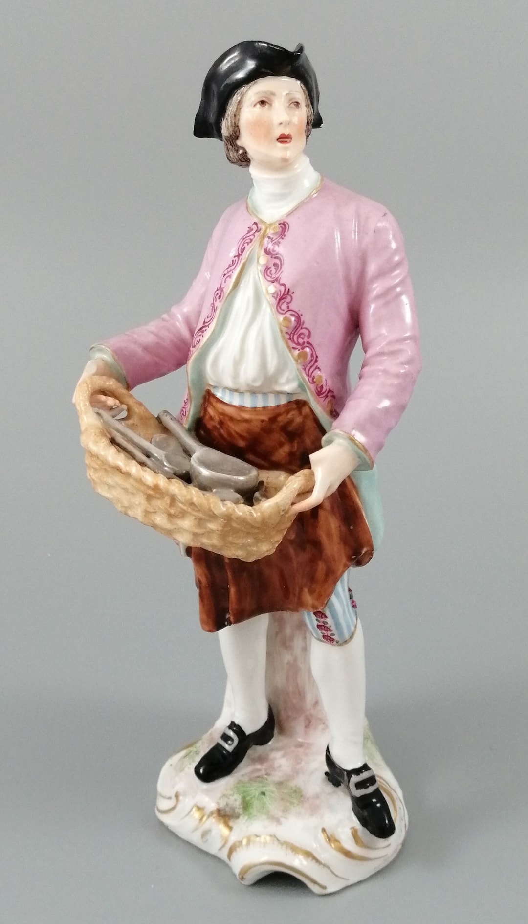 Antique Chelsea Porcelain Figurine, “A Spoon Seller”, C. 1758 - 1769 - Etsy