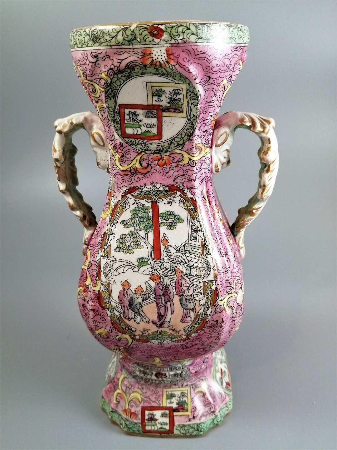 Antique Mason's Ironstone Vase, Circa 1810. Extremely Rare Example - Etsy