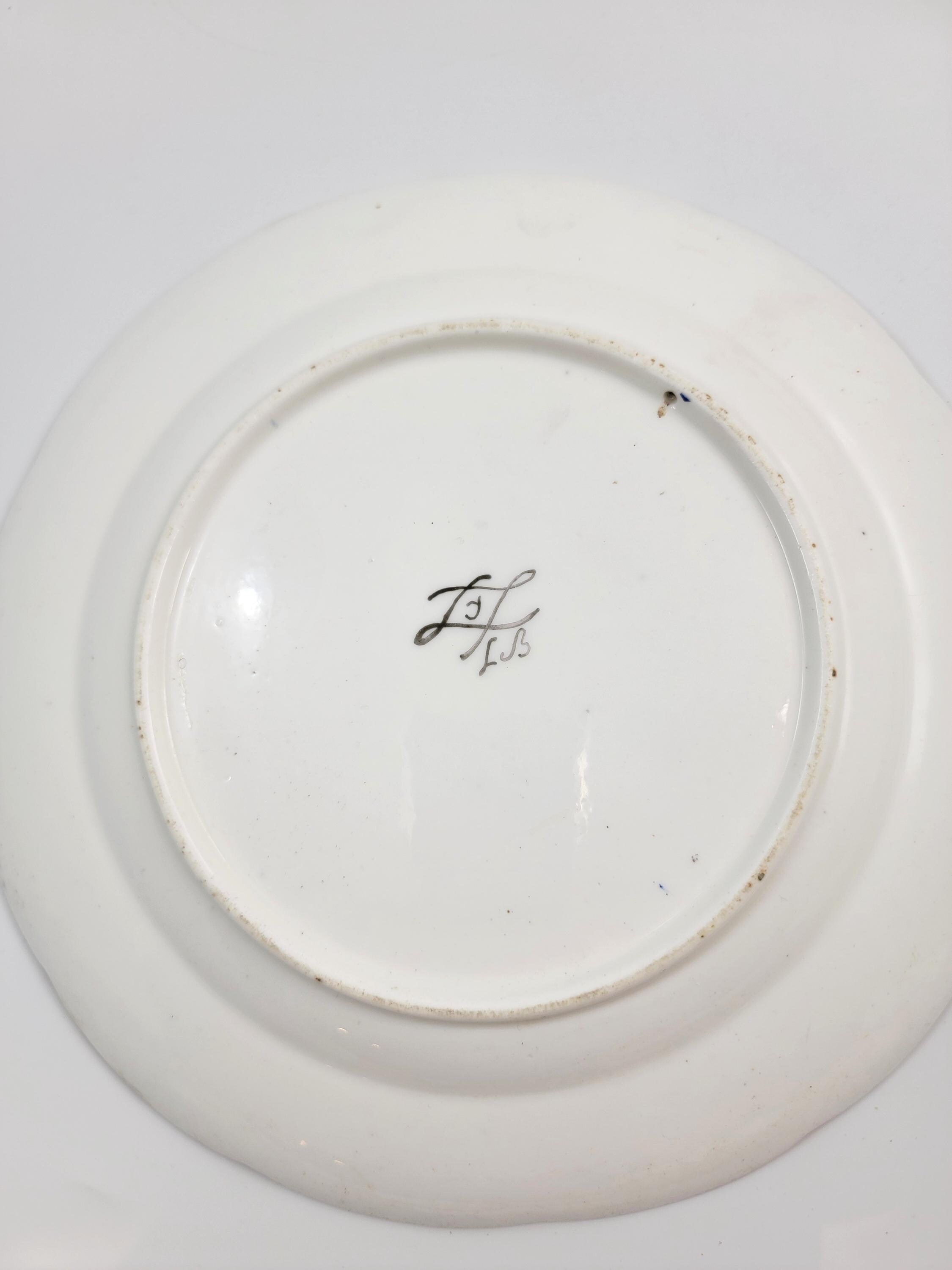 Sèvres Porcelain Plate With Flowers, France, C. 1785, Hand Painted ...