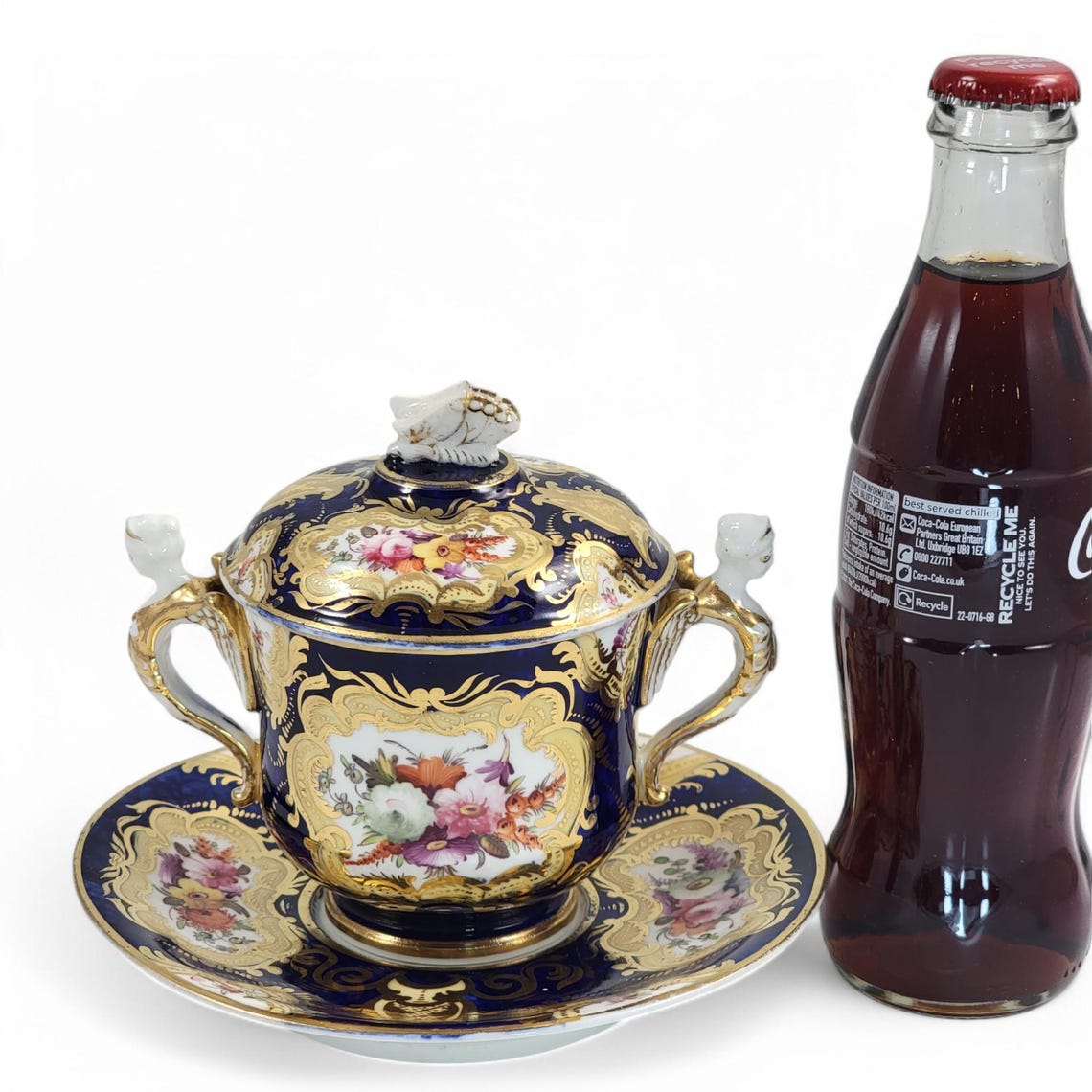 Regency Coalport Pembroke Chocolate Cup & Saucer, John Rose, 1810 ...