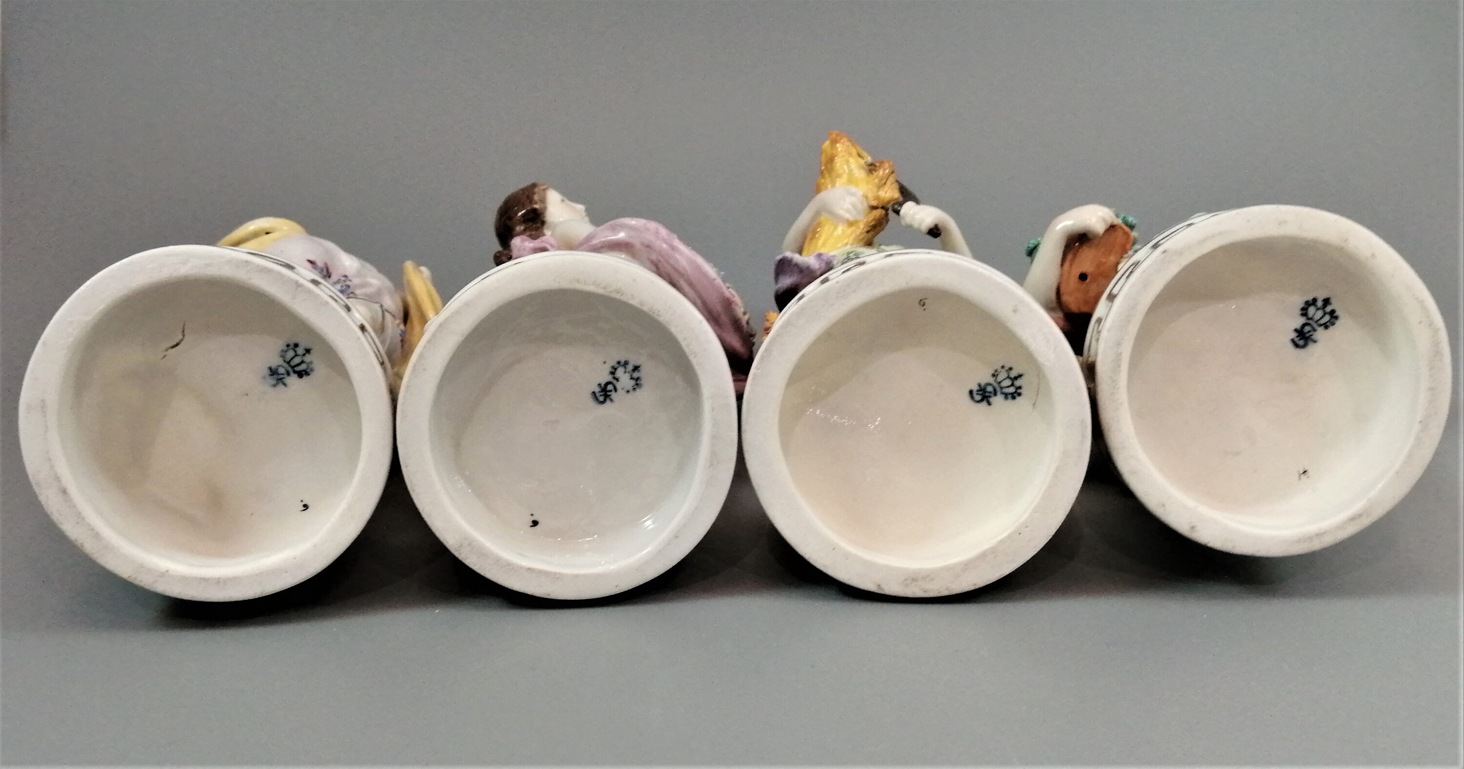 Sitzendorf Porcelain Group four Seasons - Etsy