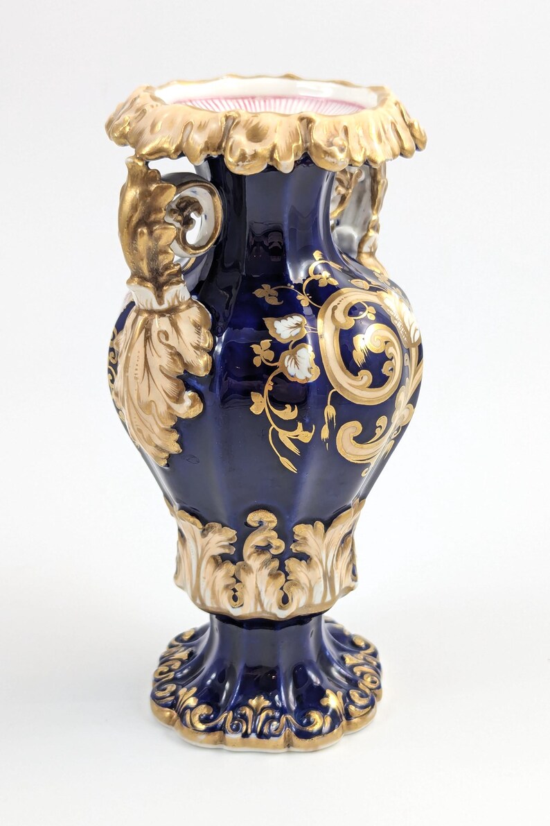 Antique Porcelain Vase, Dresden-style, 19th Century - Etsy
