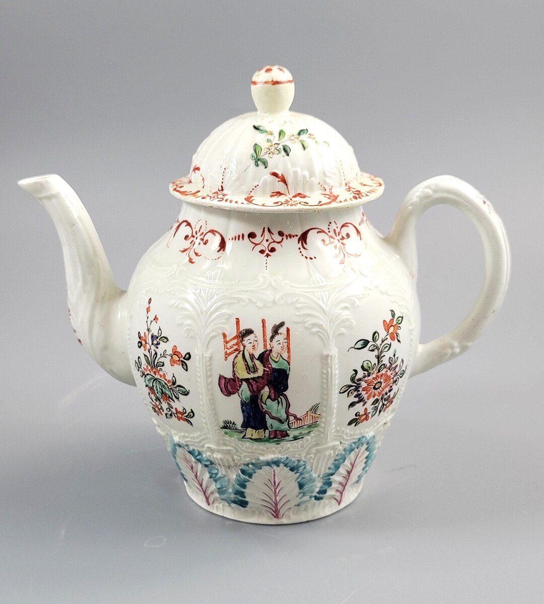Antique 18th Century Chinoiserie Teapot, Philip Christian Liverpool, Ca ...