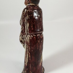 Antique Shiwan Ware Monk Figurine: Hand-sculpted Chinese Pottery, Jun ...